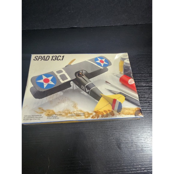 Toys | New Spad 13c1 Airplane Model Kit Testors 148 Scale Hobby ...